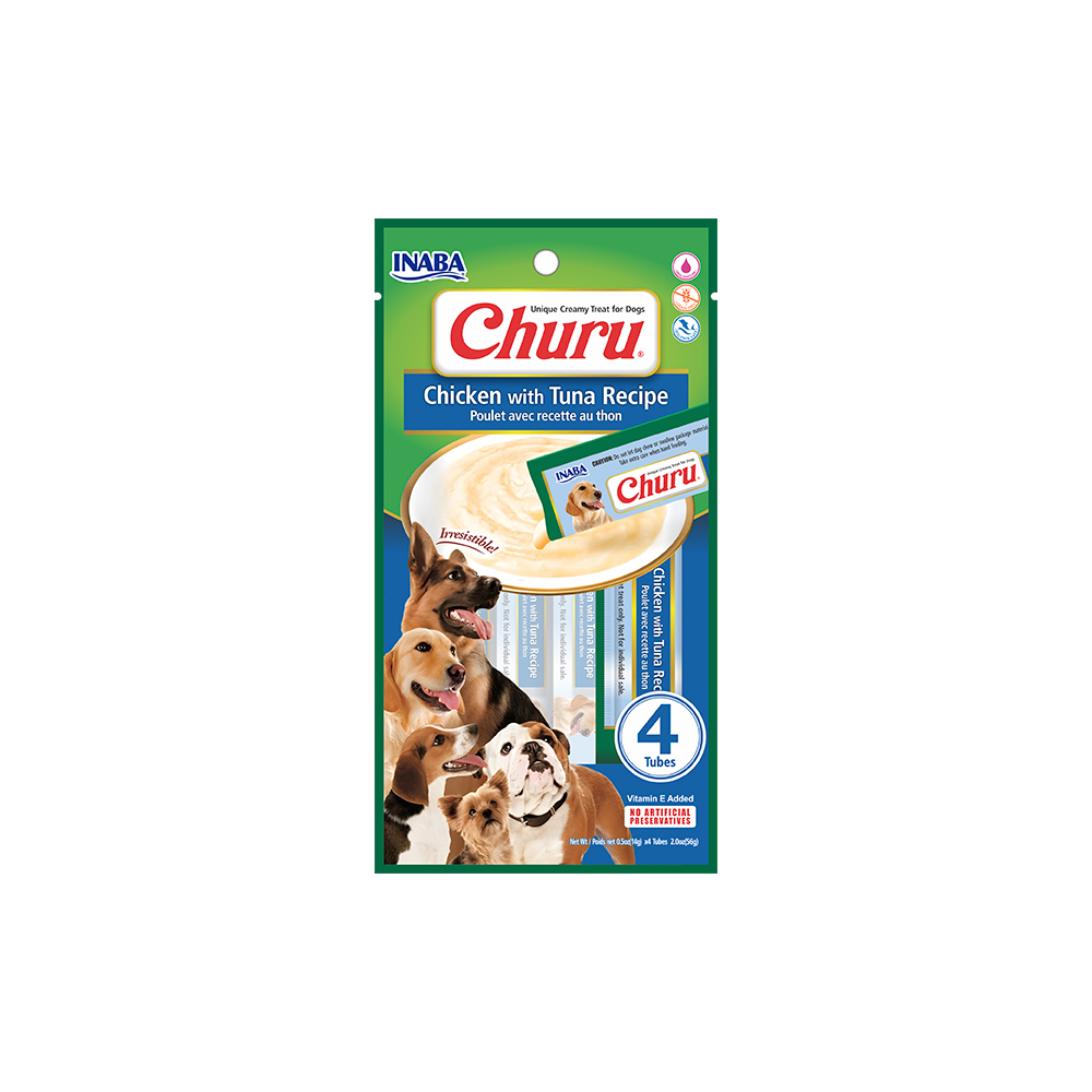 Purê Churu Dog Sabor Atum para Cães 56 g
