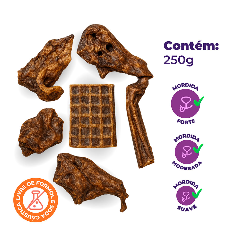 Osso Umami Protein Mix Bovino Desidratado Natural para Cães