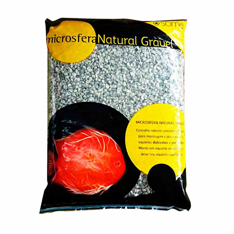 Substrato Soma Microsfera Natural Gravel Dalmata 4-6mm para